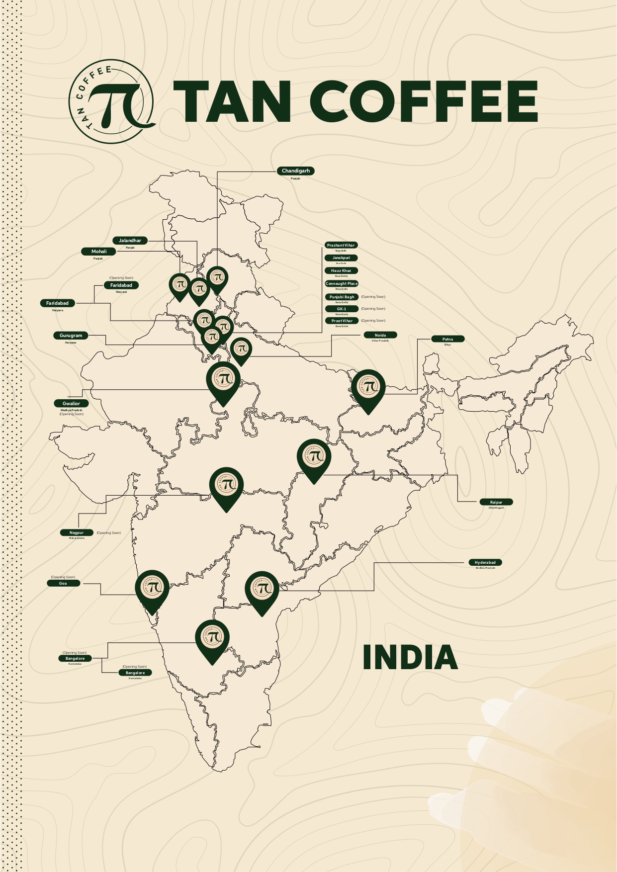 India Based Coffee Chain || Tan Coffee India || Arabica Coffee Brewing Now